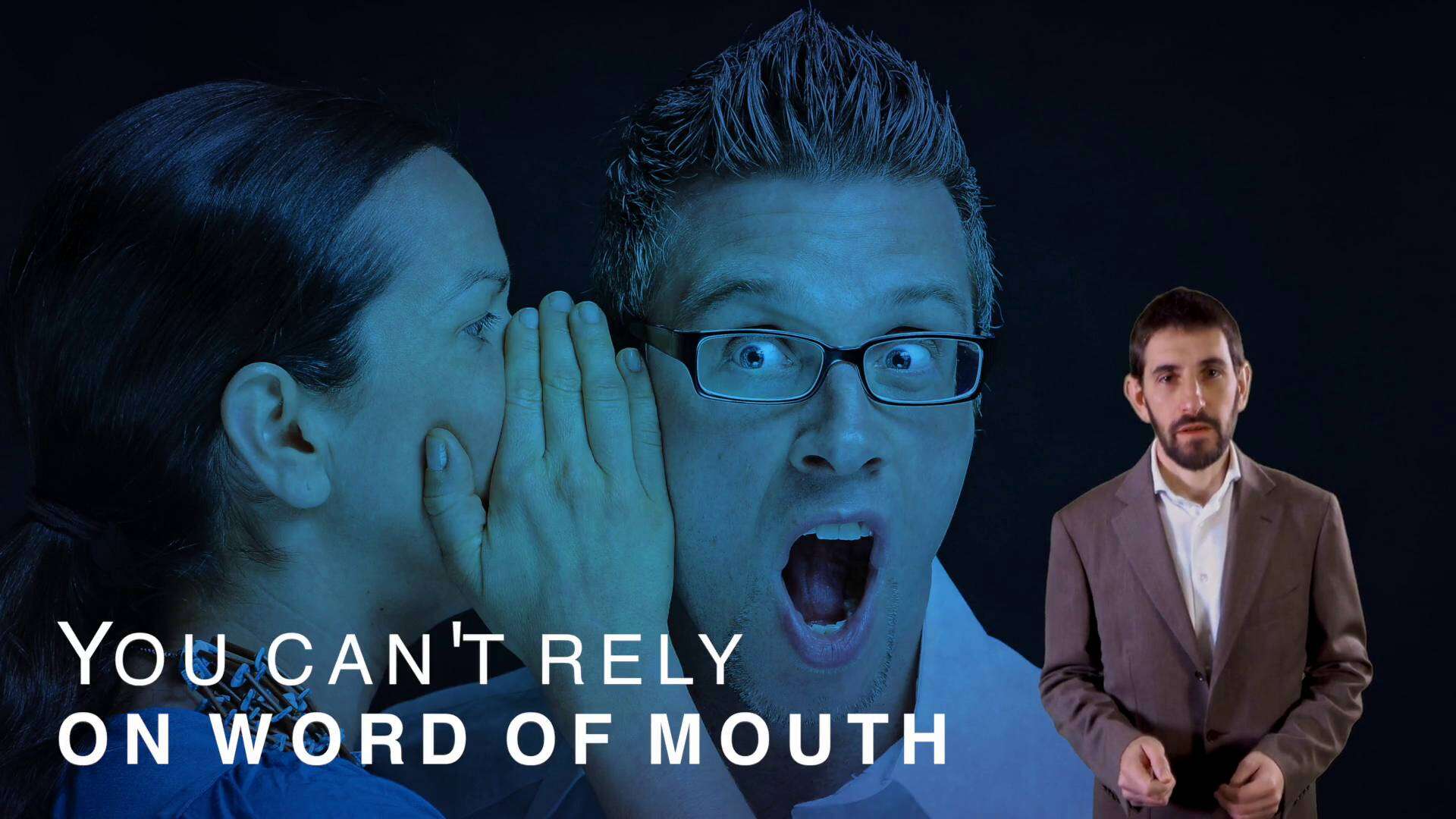 Why you can't rely on word of mouth - Sticky Marketing Club