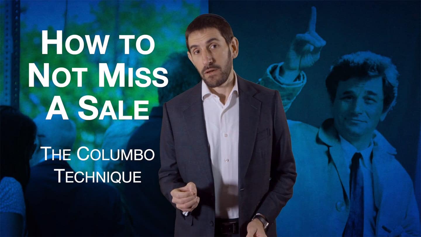 How to not miss a sale - the Columbo technique - Sticky Marketing Club